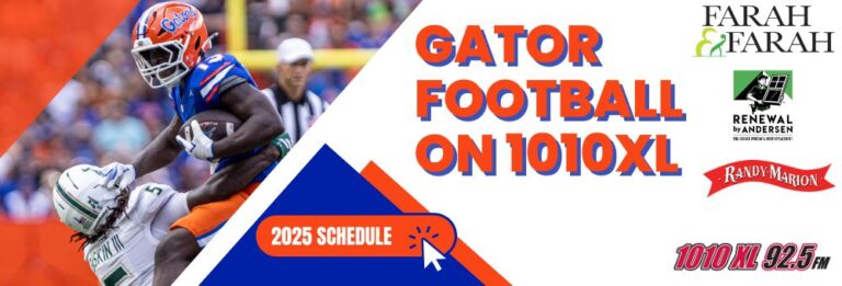 2025 Florida Gator Football Schedule - 1010XL & 92.5FM